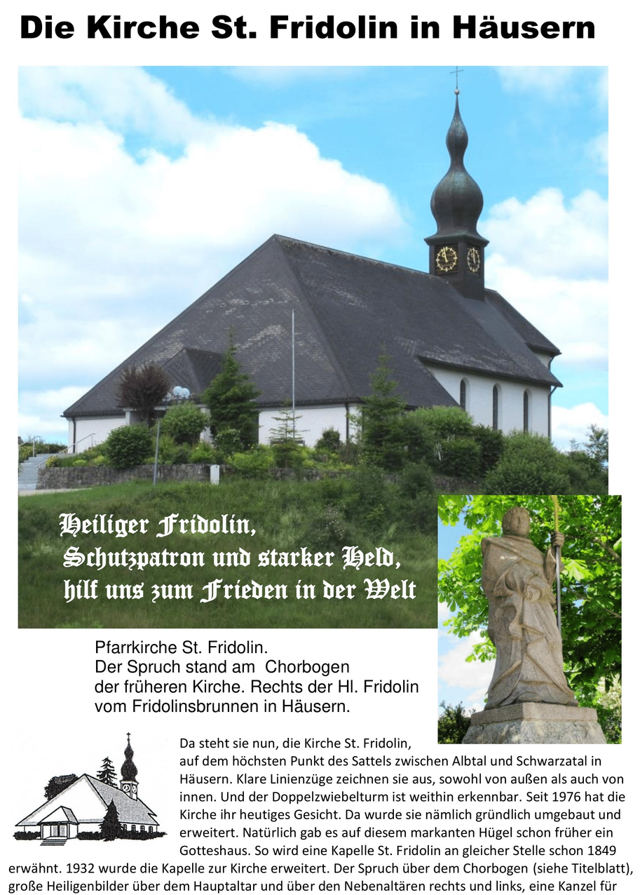 St. Fridolin Häusern